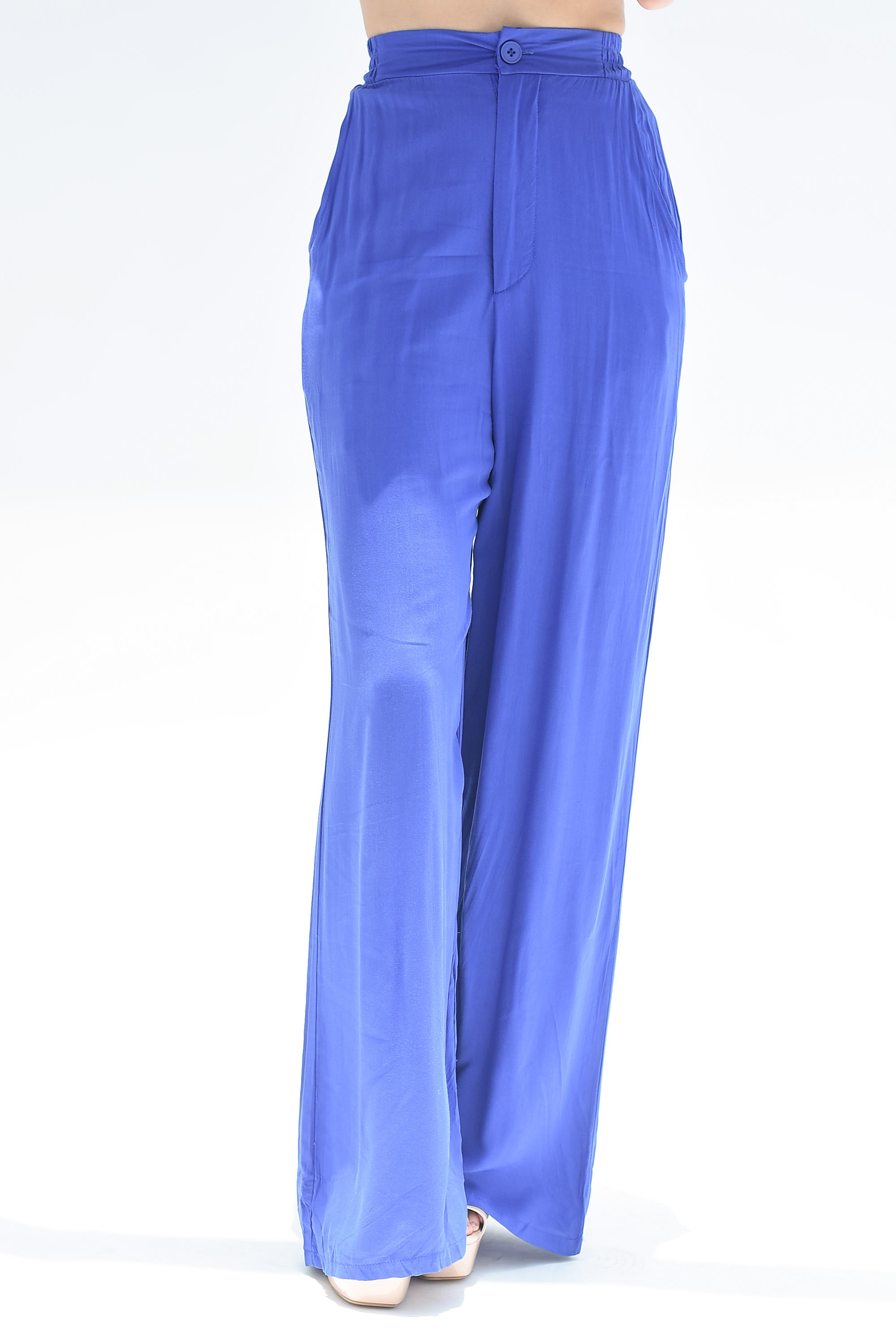 Pantalón pierna ancha Azul Rey – Fashion Styled