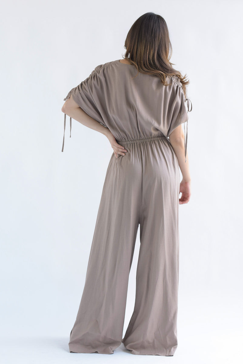 Jumpsuit cut-out jaretas Moka – Fashion Styled